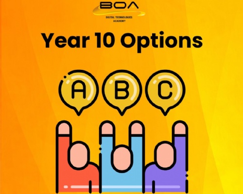 BOA Digital - Our Year 10 Options are now live!